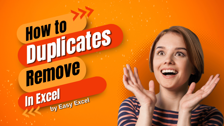 How to Remove Duplicates in Excel – 3 Easy Ways